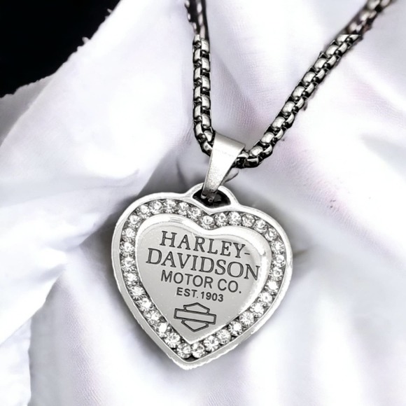 Harley-Davidson | Jewelry | Harleydavidson Stainless Steel Necklace Nwt ...
